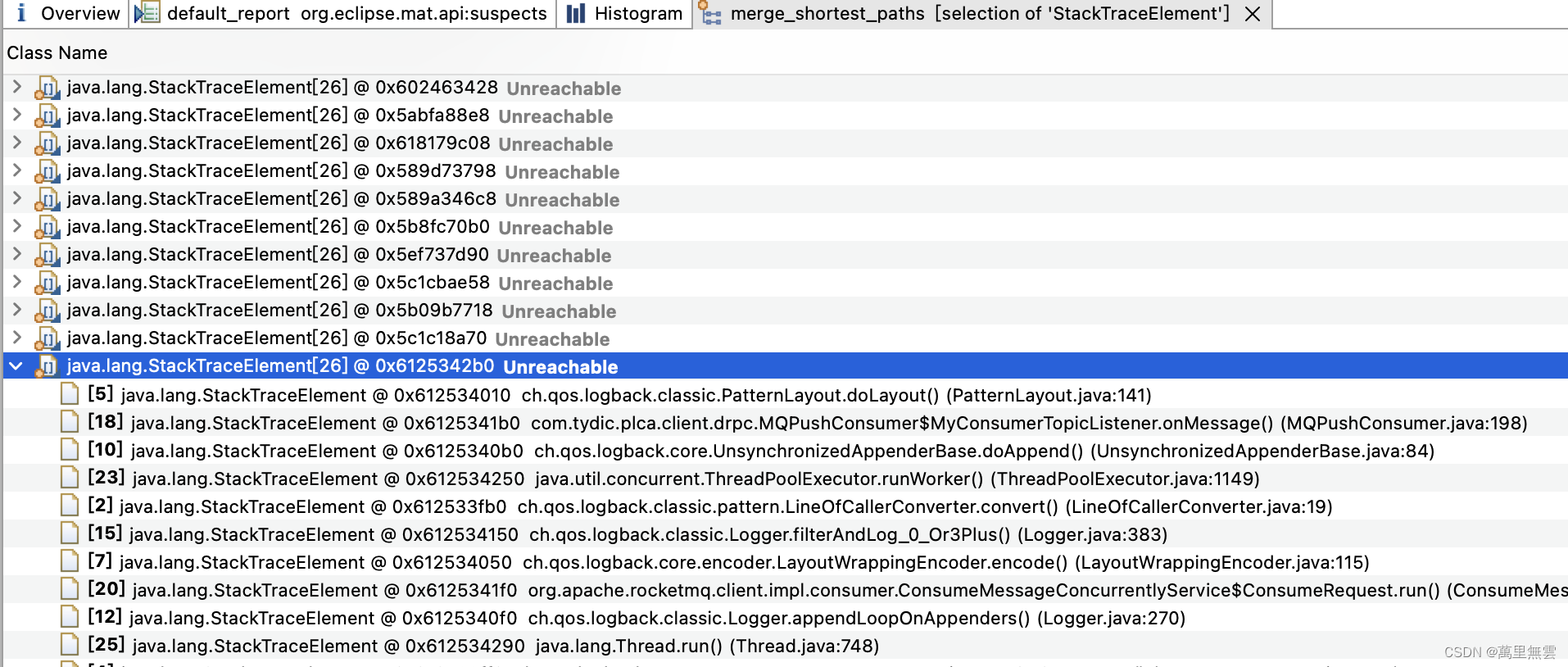 记录一次unreachable Object内存暴涨分析unreachable Objects Csdn博客