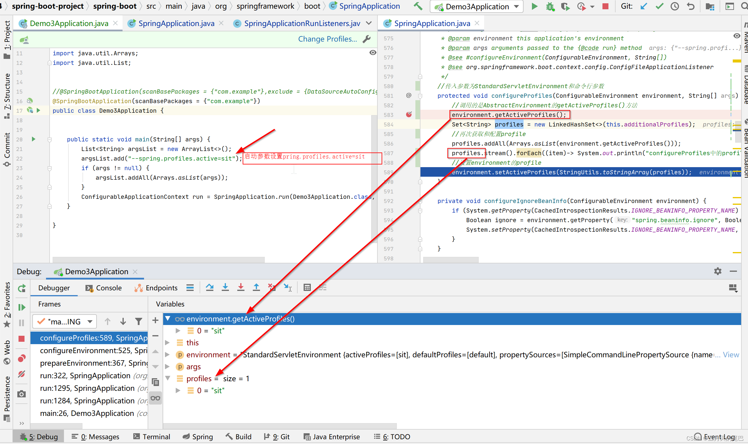 SpringBoot源码分析(3)--Environment简介/prepareEnvironment准备环境（万字图文源码debug分析）-CSDN博客