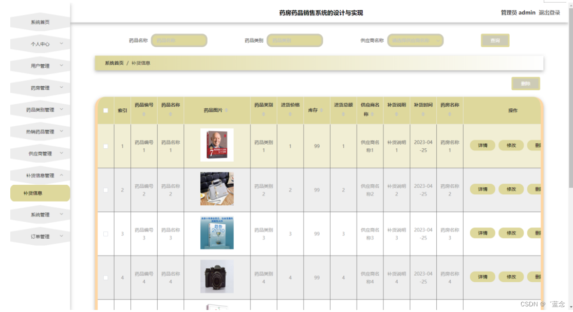 计算机毕业设计springboot药房药品销售系统的设计与实现28h1d9 附源码 基于springboot的医药销售与管理系统源码 Csdn博客