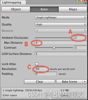 使用Unity直接制作Lightmap_lightmap unity_小小姑娘很大的博客-CSDN博客
