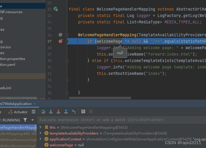 SpringBoot2-6 Web1-静态资源 默认4个目录，特别是resources 目录， webjars引入和内部资源访问，注意其内部resources目录 HandlerMapping ...