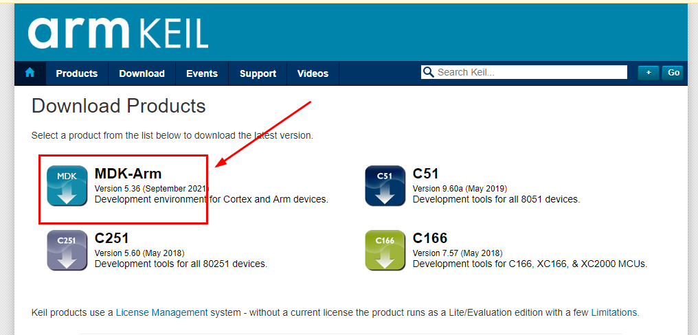 如何从keil官网下载keil软件安装包和板级支持包-CSDN博客