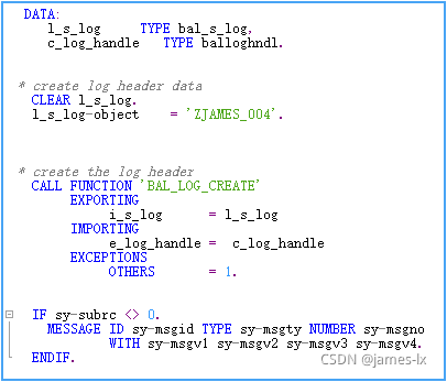 SAP ABAP APP log 消息开发说明_abap主处理中写log-CSDN博客