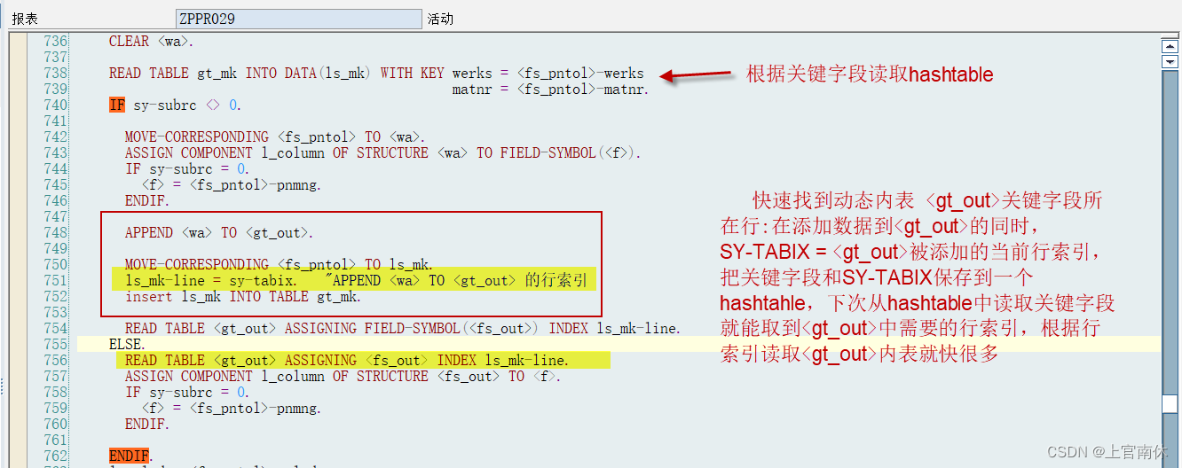 Abap快速读取动态内表 Abap 读取动态内表 Csdn博客