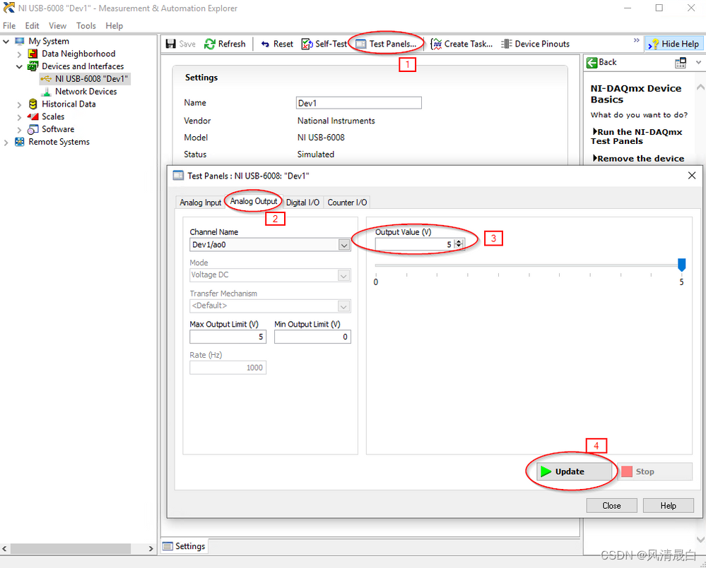 使用 Python 的 DAQ I/O 模块（一）_with nidaqmx.task() as task:-CSDN博客
