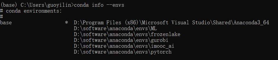 解决“Could not find conda environment“-CSDN博客
