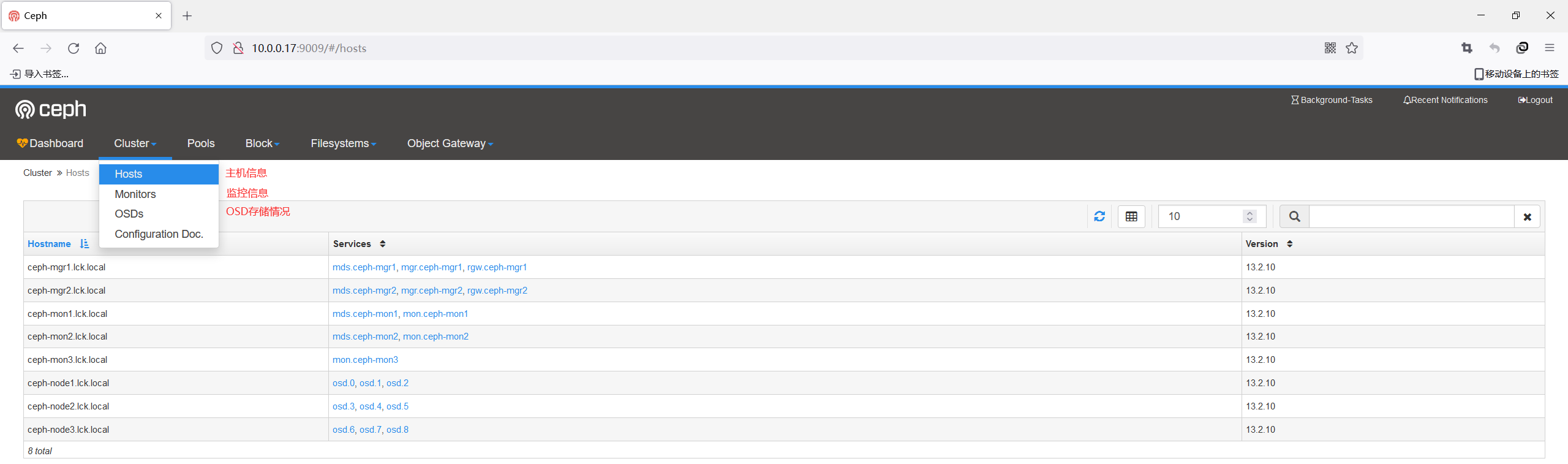 Ceph dashboard 配置_ceph dashboard set-login-credentials-CSDN博客