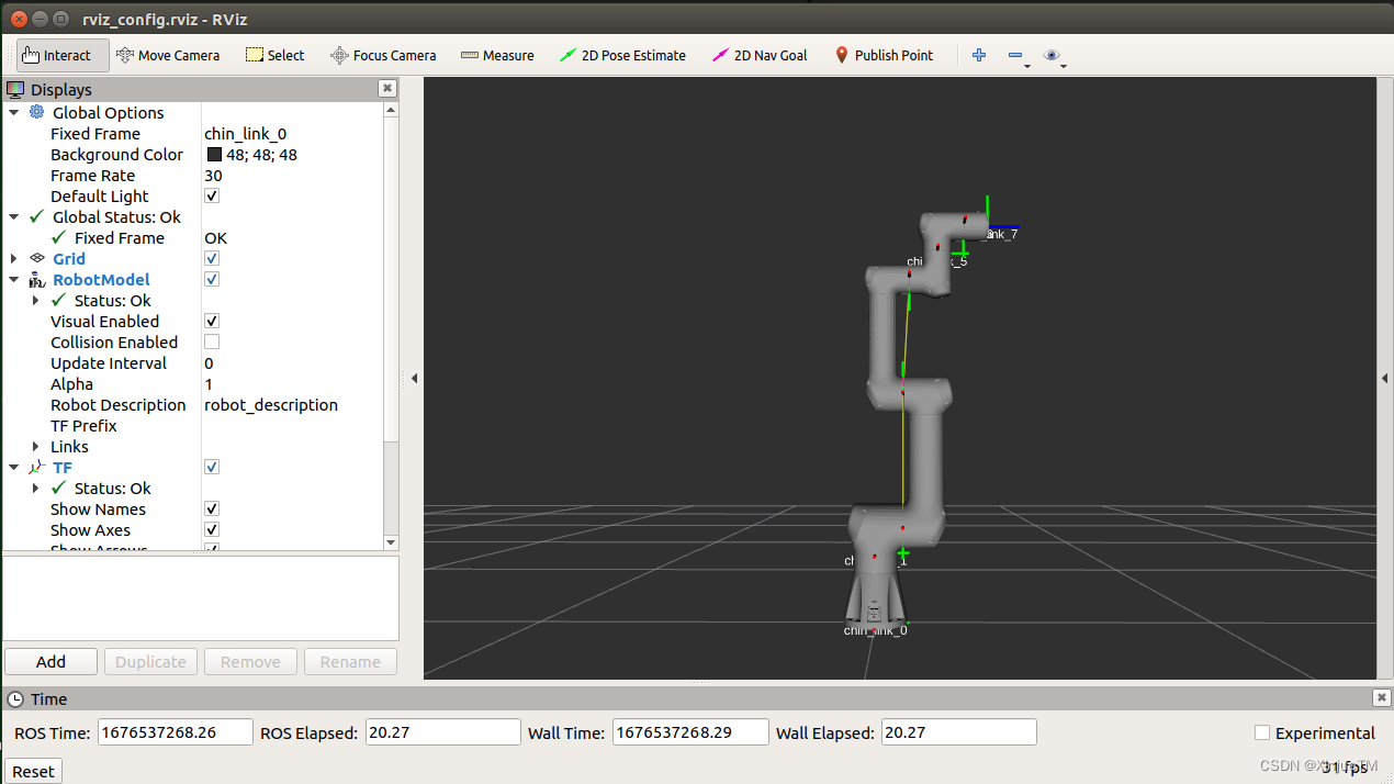 溱者机械臂的ROS MoveIt package-CSDN博客
