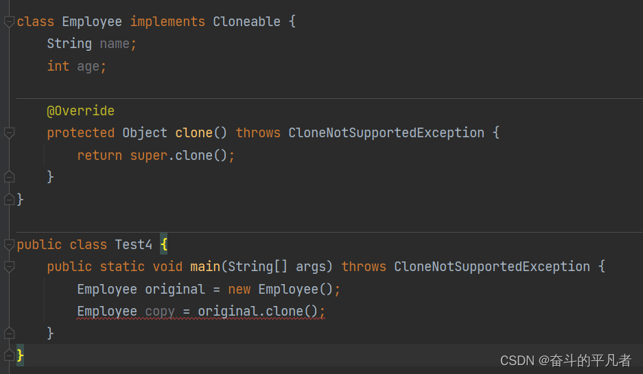 【java】克隆（clone），浅拷贝和深拷贝的区别_java clone是浅拷贝吗-CSDN博客