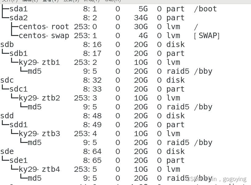 RAID与lvm一起使用_如何做raid0+lvm-CSDN博客