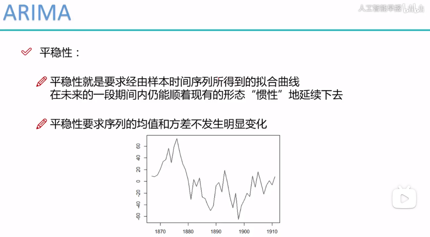 时间序列 预测 经典算法:arima【自回归综合移动平均】【用于单一变量预测;短序列预测还算精准,不适合长序列预测】【使用前提:数据序列是