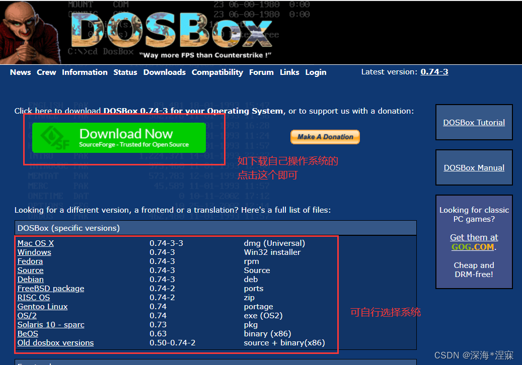 DOSBox安装与简单编译汇编_dosbox怎么编写程序-CSDN博客