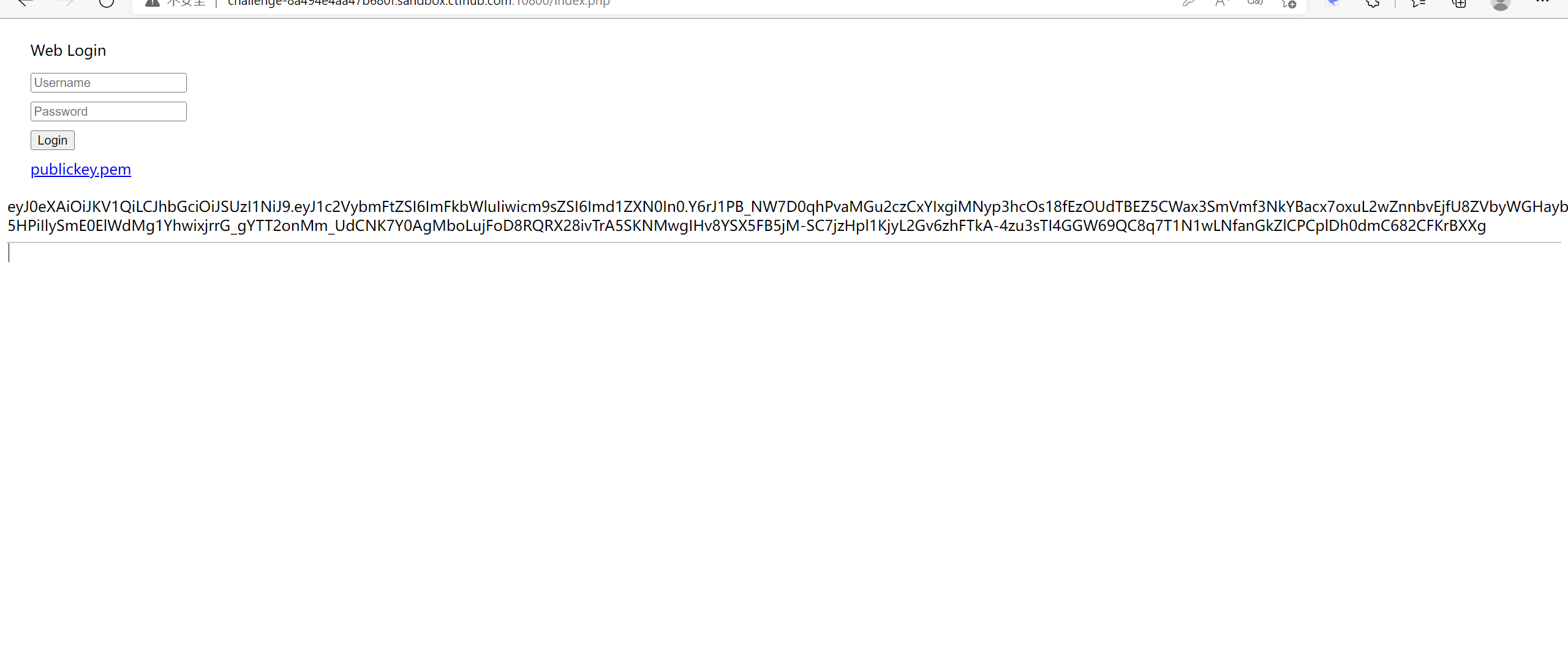 ctfhub 技能树 JSON Web Token 修改签名算法_return jwt::encode($payload,$secret,alg='hs256',he-CSDN博客