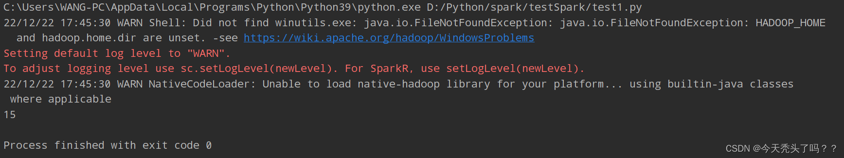 解决pyspark报错 Error Tasksetmanager Task 0 In Stage 10 Failed 1 Times; Aborting Joberror 5783