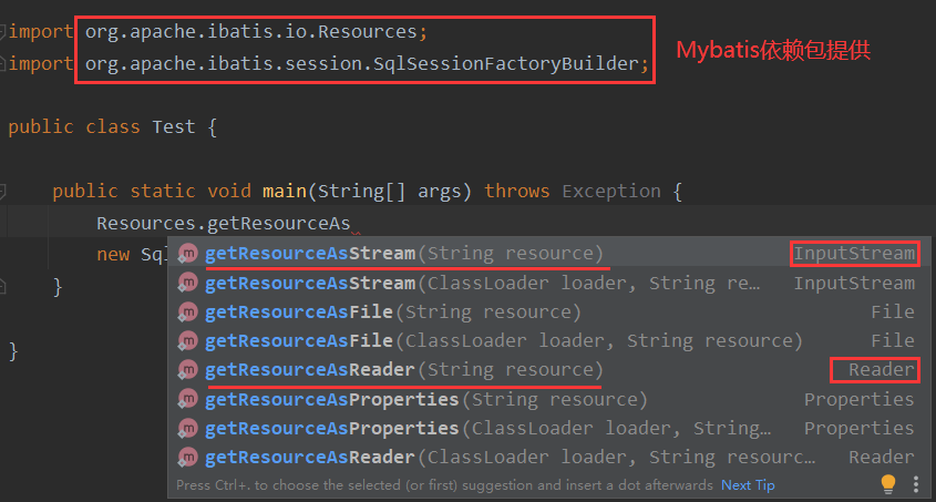 Mybatis中SqlSessionFactoryBuilder().build() 不可以传入InputStream字节输入流_sqlsessionfactorybuilder没有 ...