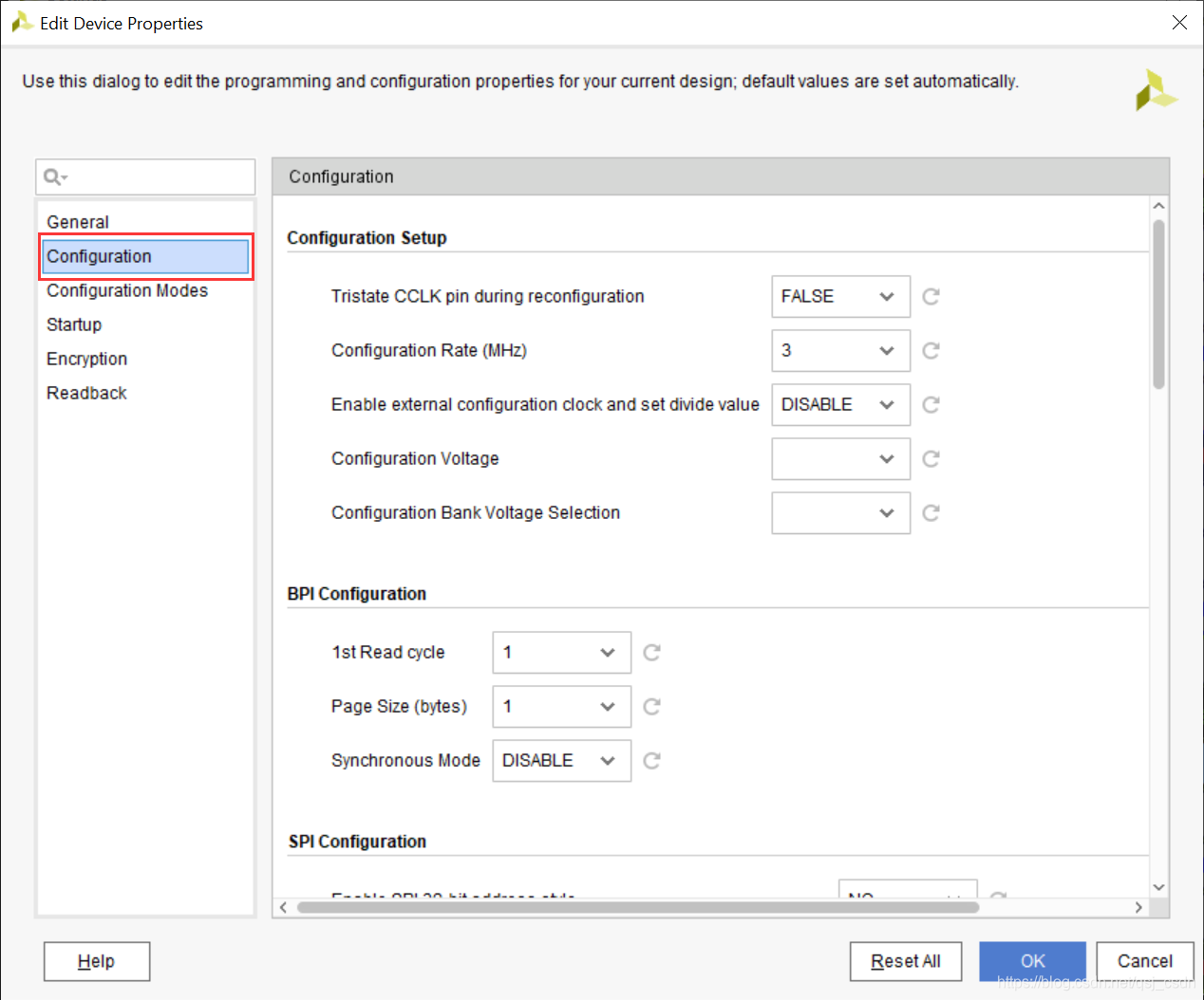 XILINX的JTAG加载以及如何设置未使用PIN脚的上下拉或悬空_vivado不用引脚悬空-CSDN博客