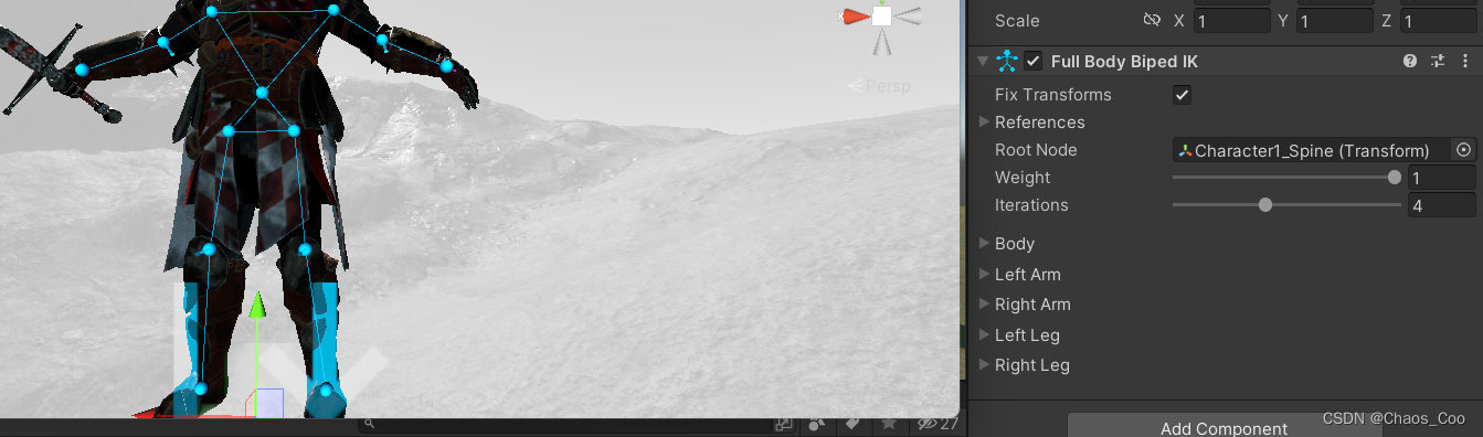 unity3d final ik插件的Grounder full body biped用法_fullbodybipedik 如何使用-CSDN博客