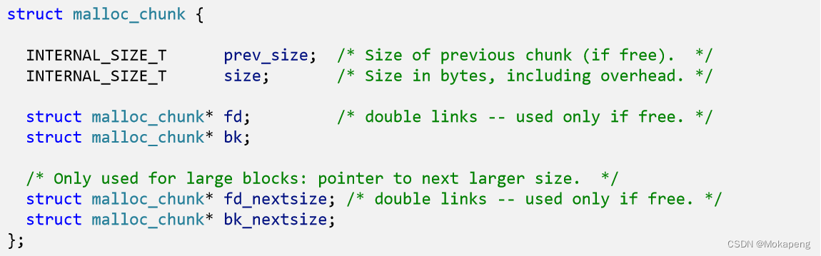 pwn 堆基础_chunk 结构体-CSDN博客