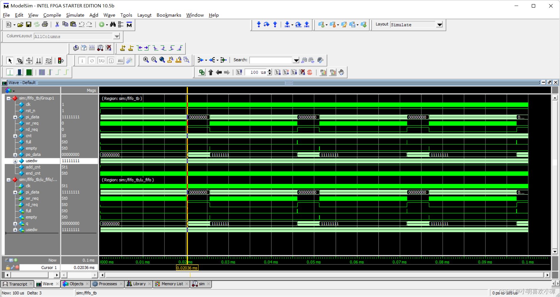 quartus 调用FIFO ip核_quartus ip fifo-CSDN博客