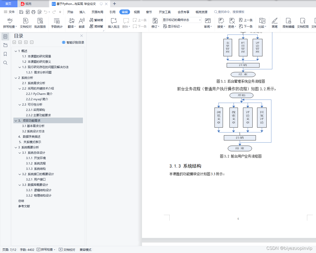 基于python的个人博客系统设计与实现 报告项目源码基于python的博客 Csdn博客