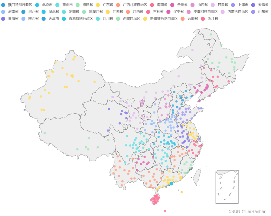 Pyecharts在地图上面批量添加不同类别的点[Python]_pythonpyecharts一次加入多个坐标-CSDN博客