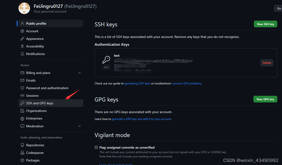 解决Git上传Github项目出现的问题Failed to connect to github.com port 443 after 21060 ms: Couldn‘t connect to ...
