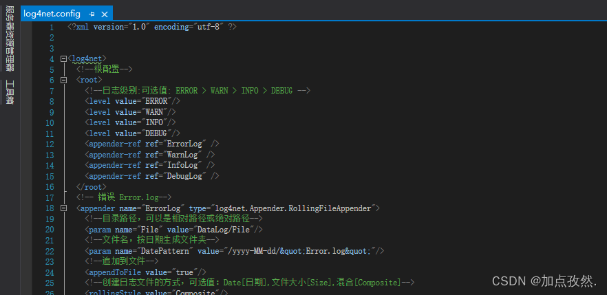 .Net FramWork 和Net Core3.1配置Log4.net_aspnetcore3.1 log4net 配置-CSDN博客