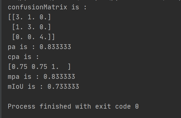 【语义分割各种评价指标计算】混淆矩阵、PA、CPA、MPA、meanIOU_用混淆矩阵计算pixel accuracy 和mean iou ...