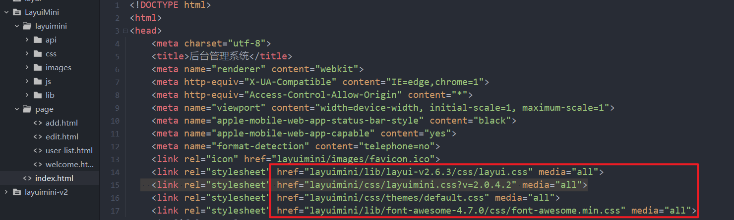layuimini后台管理系统的简单使用_layuimini-master-CSDN博客