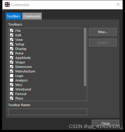 Cadence17.4自定义快捷操作栏_cadence工具栏-CSDN博客