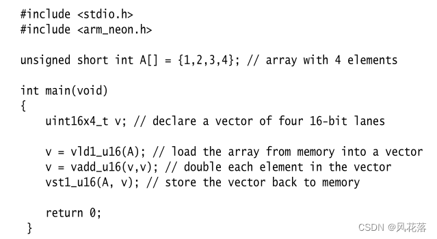 NEON学习笔记（2）NEON Intrinsics-CSDN博客