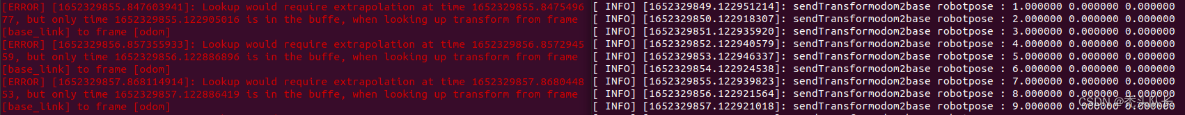 ROS 中 transform 变化关于 ros::Time::now() 和 ros::Time(0)的区别测试-CSDN博客