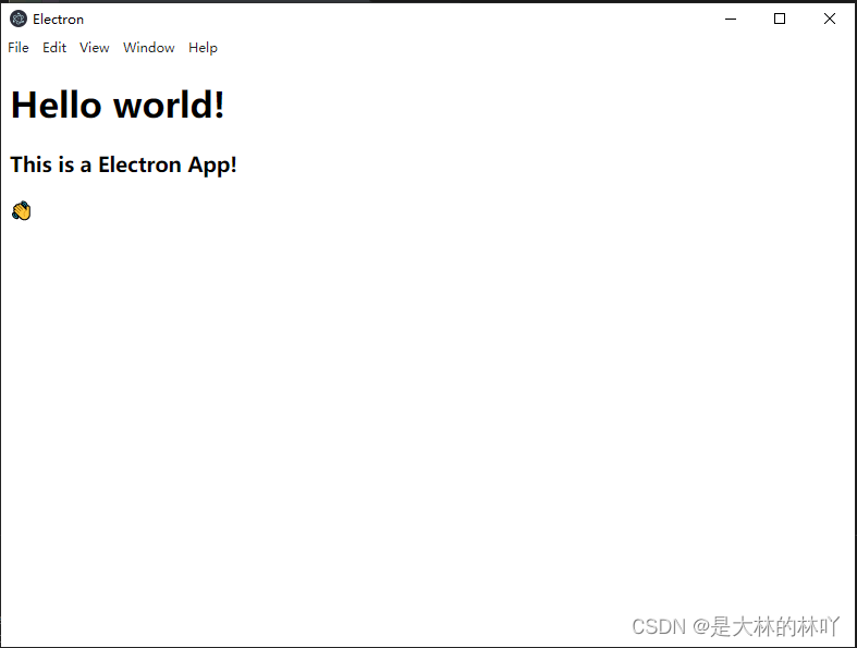 构建您的一个Electron应用程序-CSDN博客