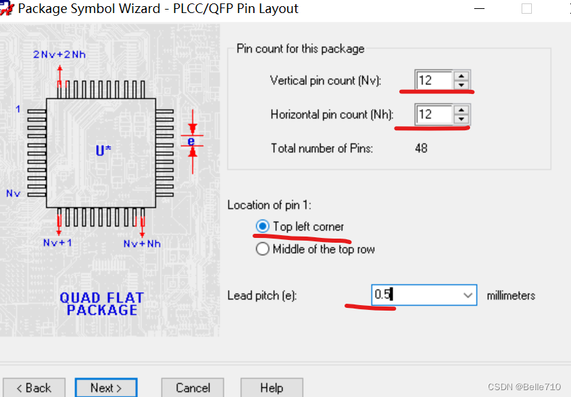 9、向导制作LQFP48L表贴封装_stc32g-lqfp48封装-CSDN博客