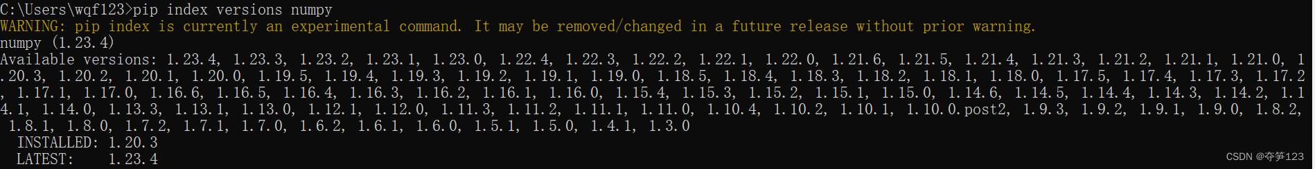 一些常用的pip命令_pip查看环境-CSDN博客