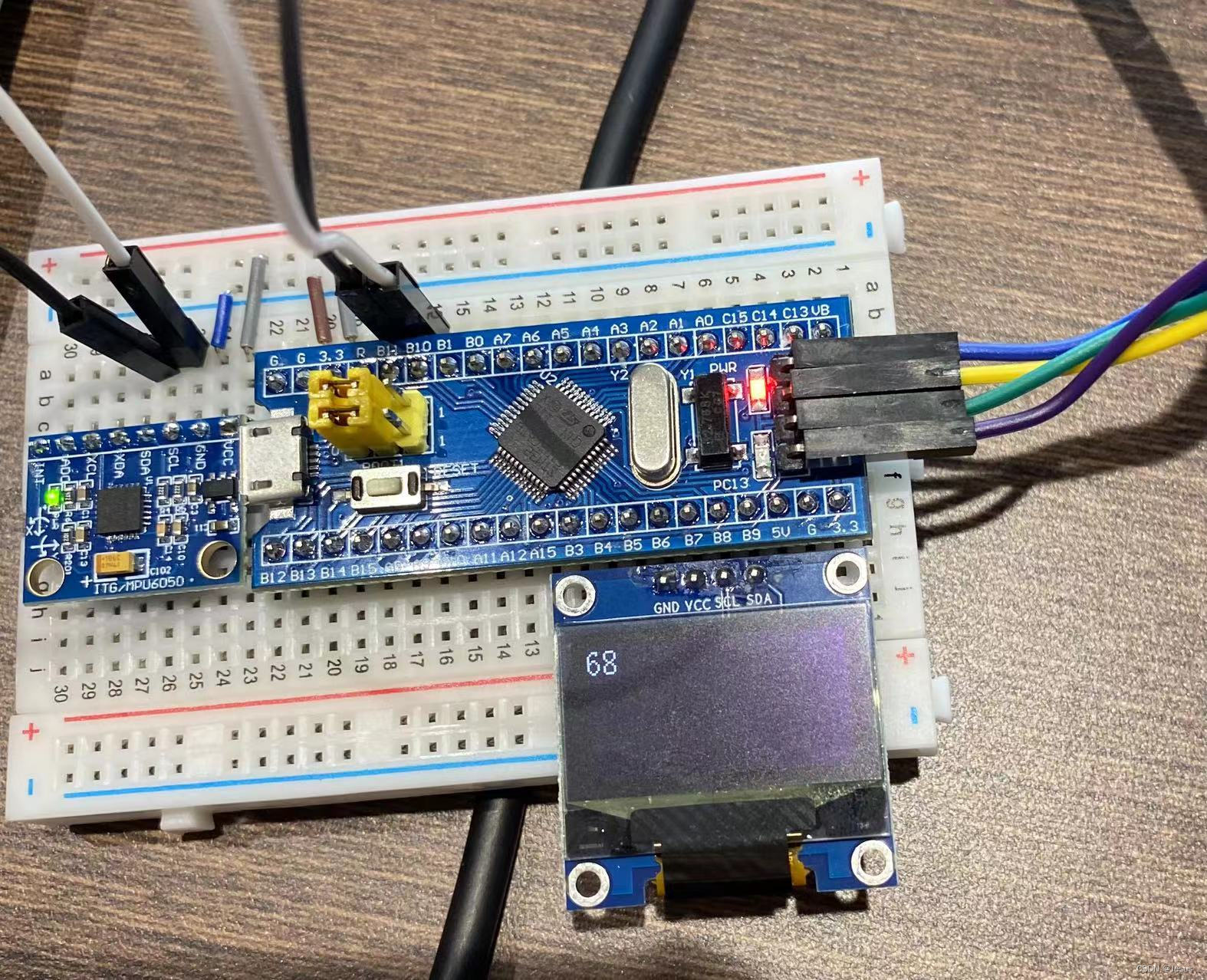 STM32学习笔记（二十）- I2C软件读写 实现MPU6050姿态测量_mpu6050 初始化-CSDN博客