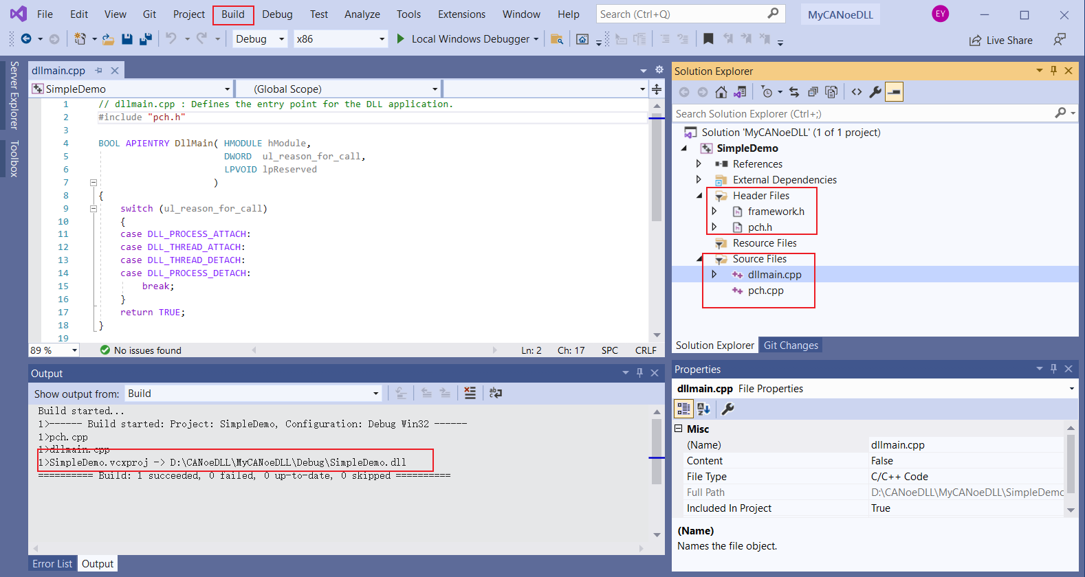 CANoe DLL编程（一）—— Visual Studio 创建DLL以及动态调用_vs生成canoe的dll-CSDN博客
