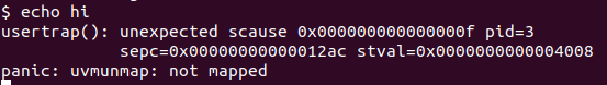 操作系统实验Mit6.S081笔记 Lab5: Lazy allocation_usertrap(): unexpected scause-CSDN博客