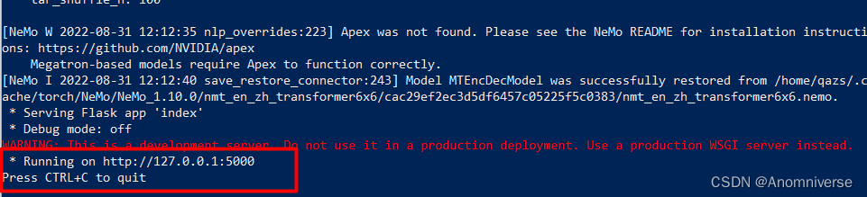 在 Windows 上使用 NVIDIA Nemo 搭建翻译 API 服务_windows nemo安装_Anomniverse的博客-CSDN博客