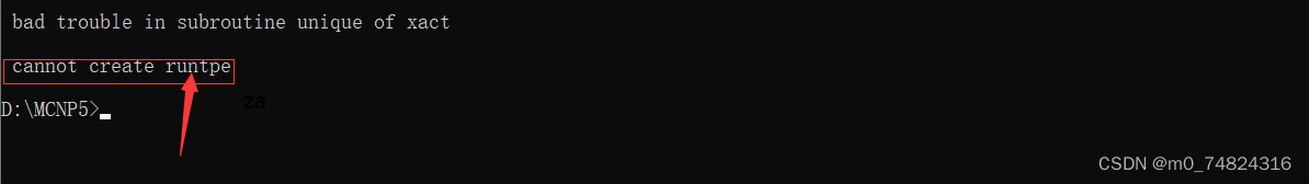 mcnp5 跑了多个数据后重复报错_mcnp报错一直说条目不是递增-CSDN博客