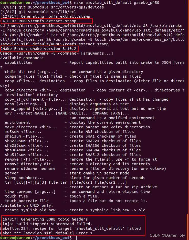 Prometheus 环境搭建_px4prometheus仿真环境搭建-CSDN博客