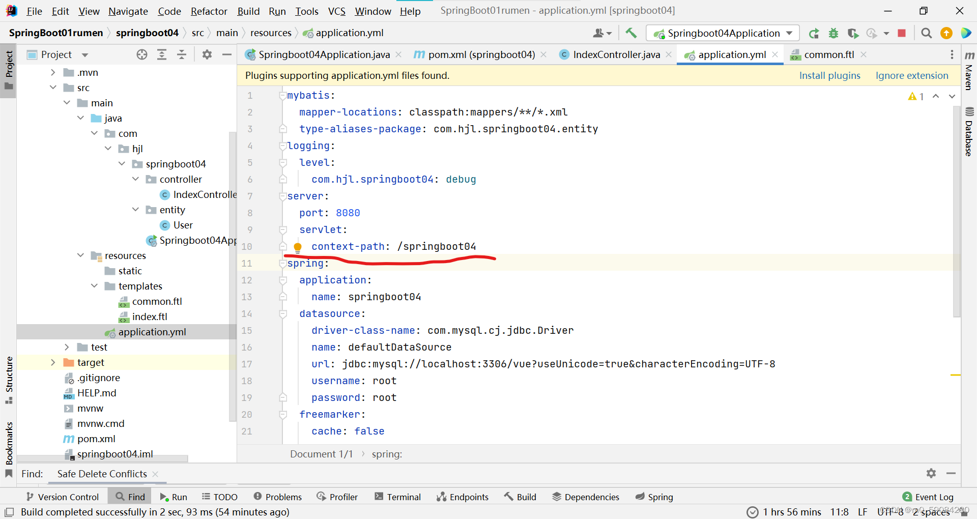 SpringBoot04：SpringBoot视图渲染技术（Freemarker）_springboot渲染页面-CSDN博客