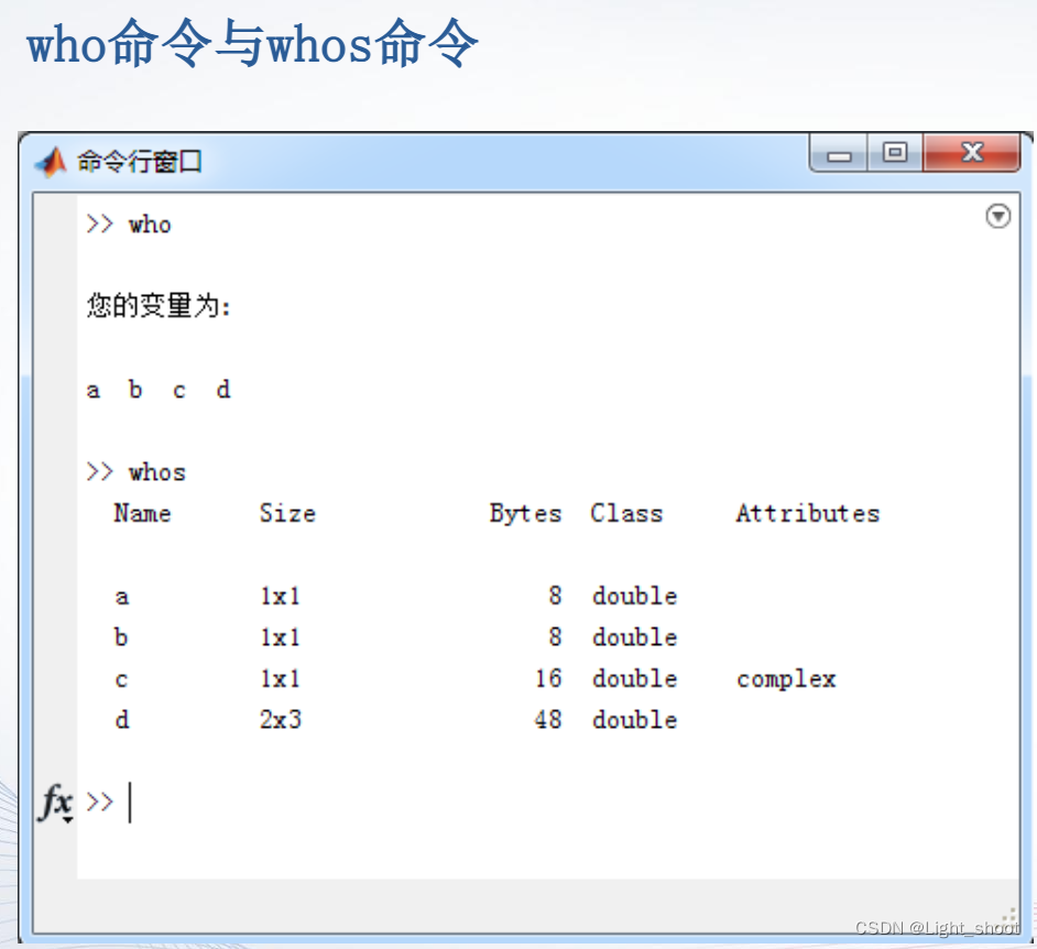 MATLAB 基础知识_单元矩阵-CSDN博客