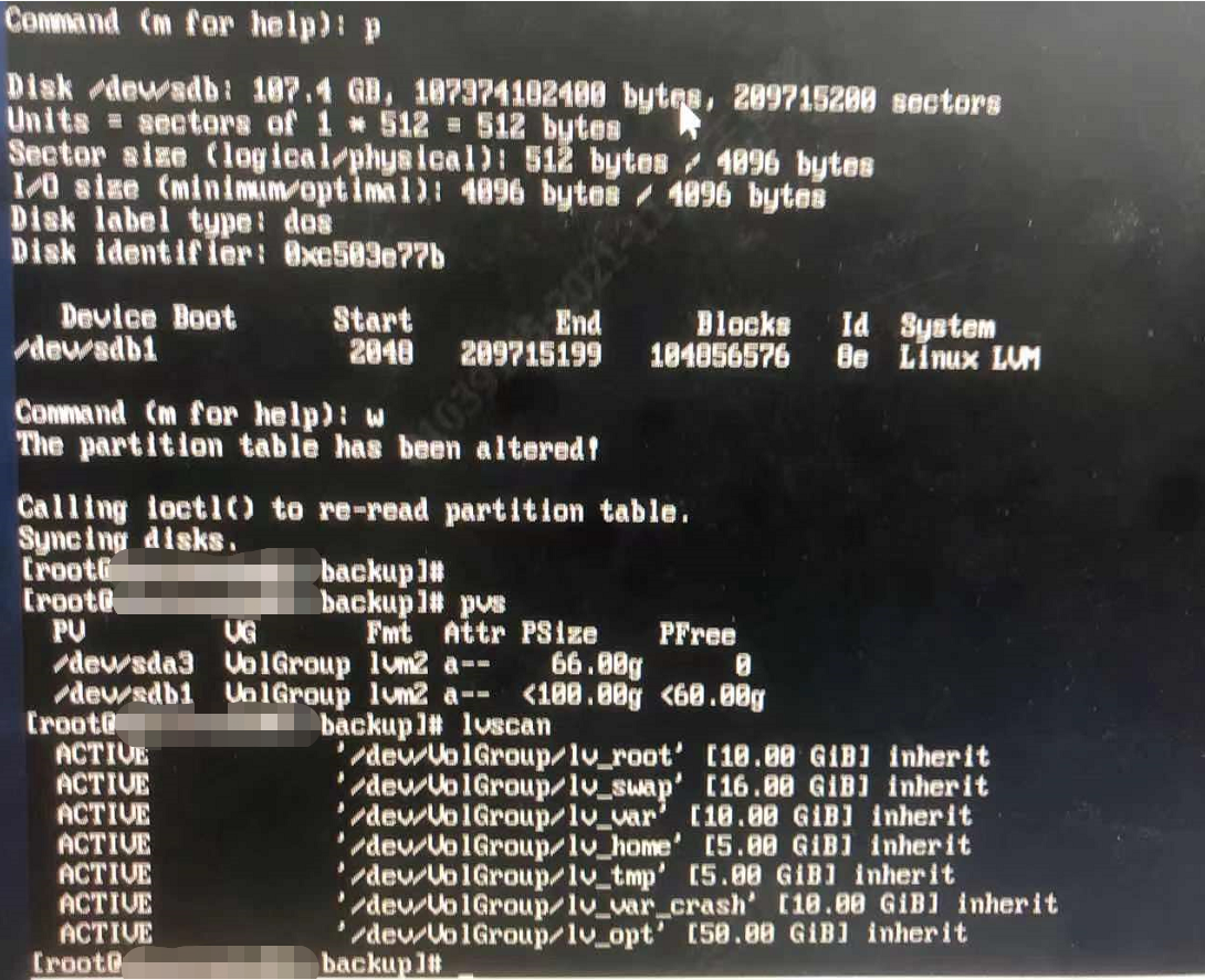 Linux操作系统重启后丢失/dev/sdb处理一例_linux操作系统如果找不到sdb文件如何修复-CSDN博客