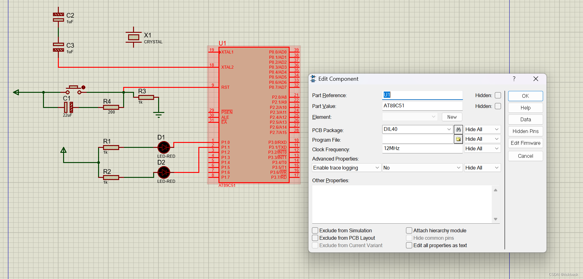 keil 5 和 Proteus 8 仿真模拟基本使用_keil5与proteus8联合实时调试仿真 vdm-CSDN博客
