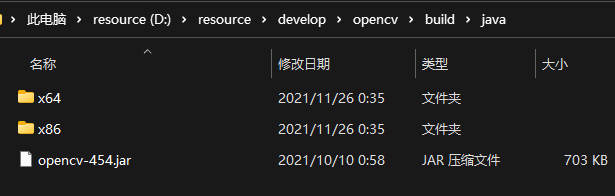 Opencv Java Windows 环境搭建opencv 454jar Csdn博客