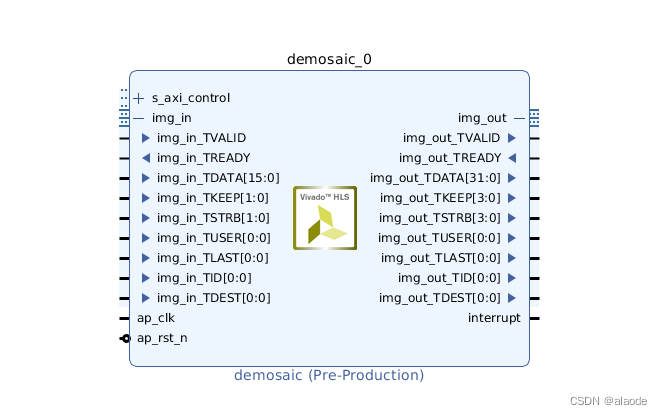 xilinx demosaic ip 马赛克 - alaode - 博客园