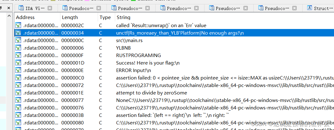 UNCTF-日常训练-reverse-ezRust-CSDN博客
