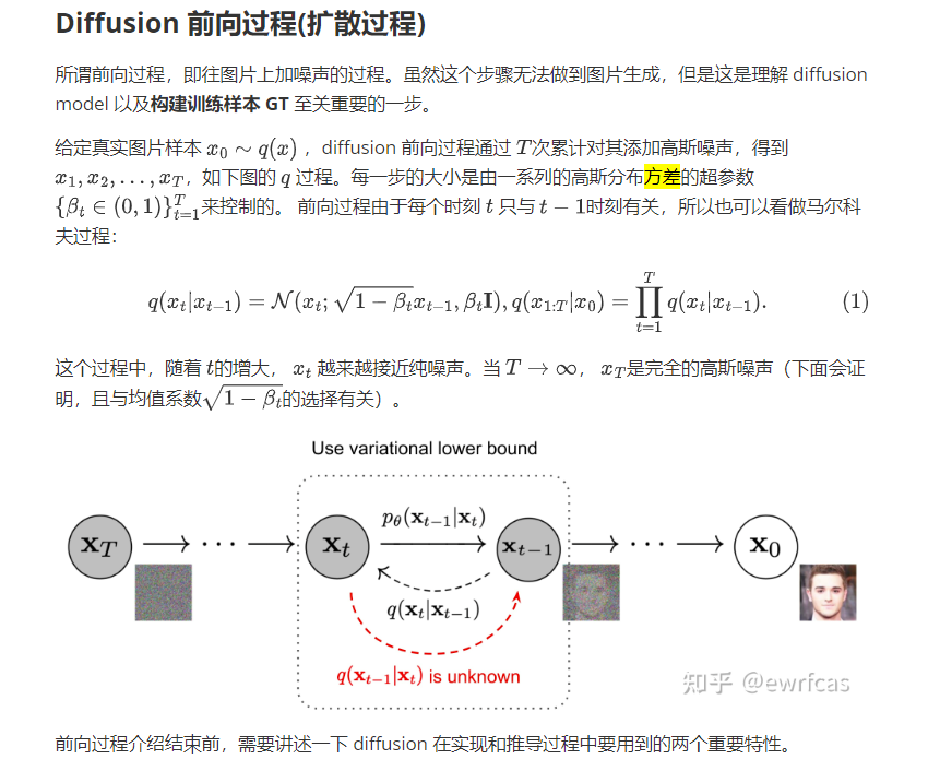 Diffusion开篇_diffusion 中 数据与噪音的关系-CSDN博客