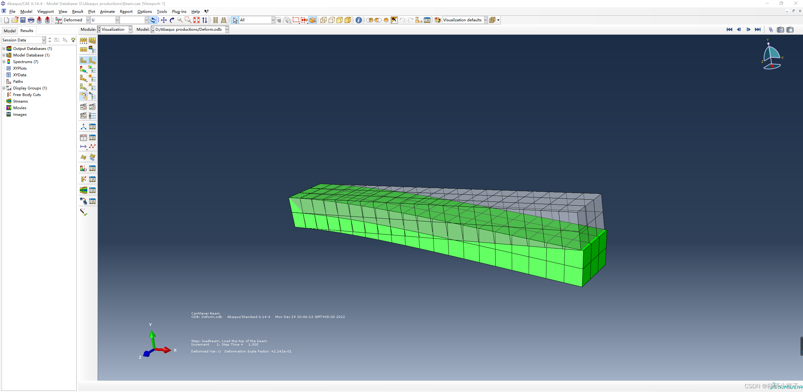 针对Abaqus6.14中找不到Deformed shape options解决办法_abaqus覆盖未变形图-CSDN博客